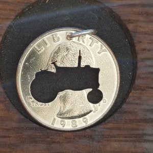 Tractor Pendant Tractor Necklace Farming Pendant Farmer Necklace Farmer ...