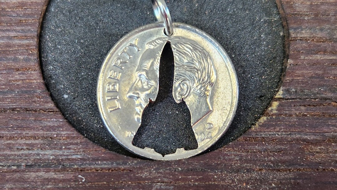 SR-71 Dime Pendant SR-71 Dime Necklace Blackbird Necklace Blackbird ...