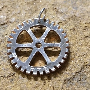Gear Pendant Gear Necklace Gear Head Pendant Gear Head Necklace ...