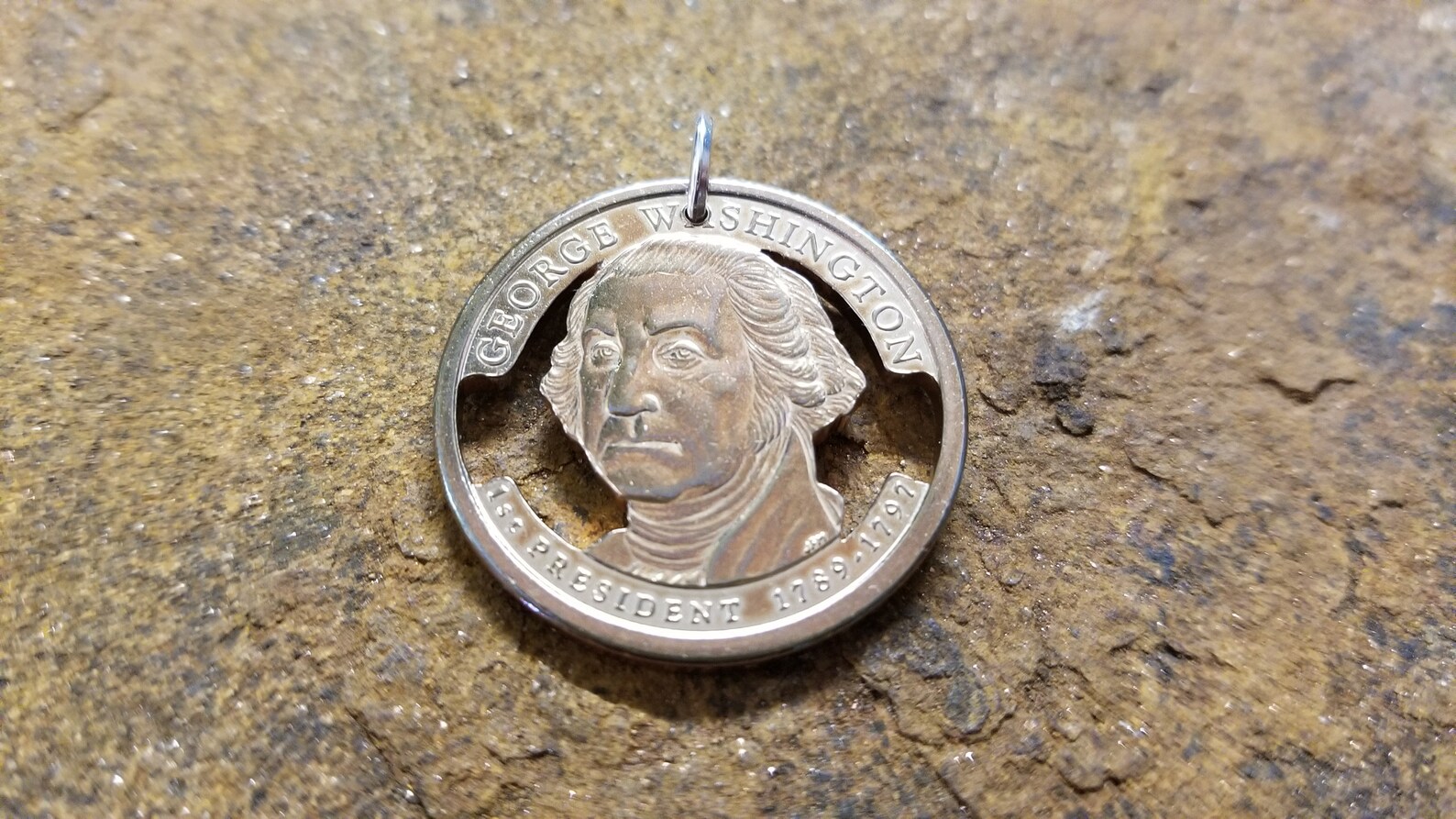 George Washington Pendant George Washington Necklace US - Etsy