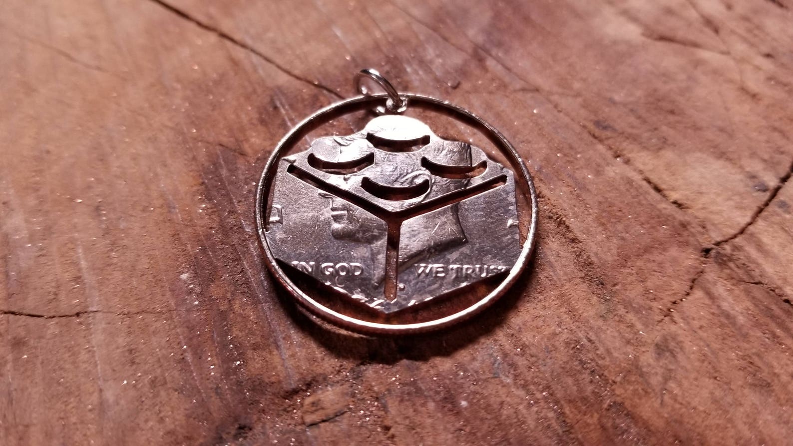 Brick Building Necklace Brick Building Pendant Half Dollar - Etsy