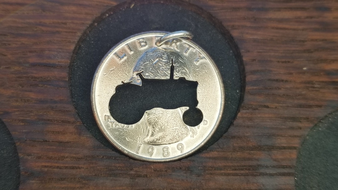 Tractor Pendant Tractor Necklace Farming Pendant Farmer Necklace Farmer ...