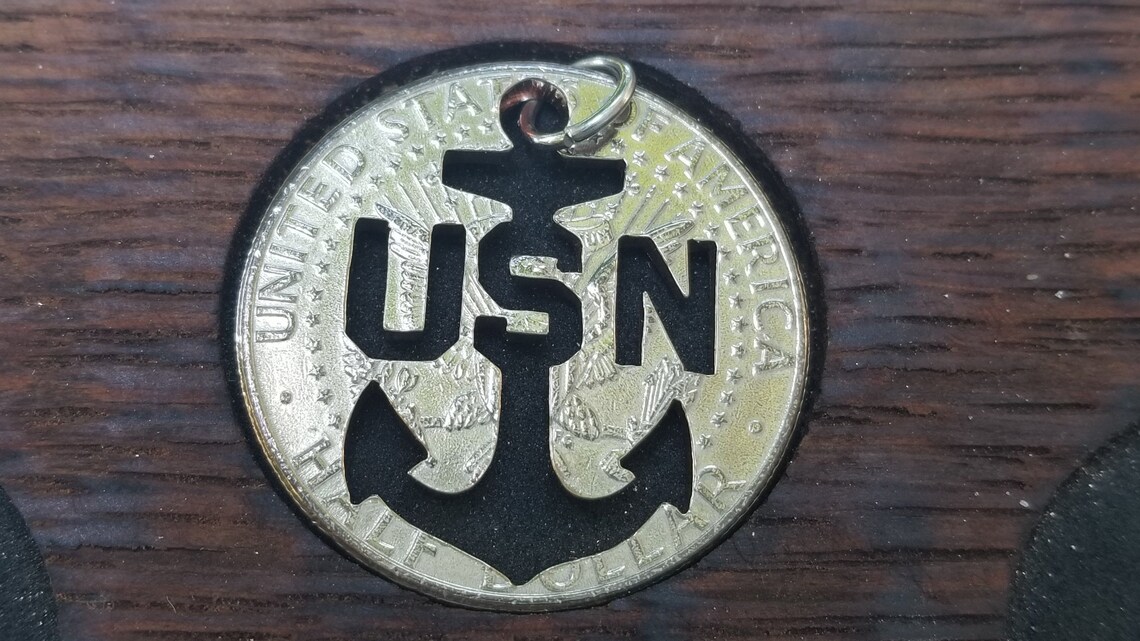 US Navy Pendant Navy Emblem Pendant US Navy Necklace Navy - Etsy