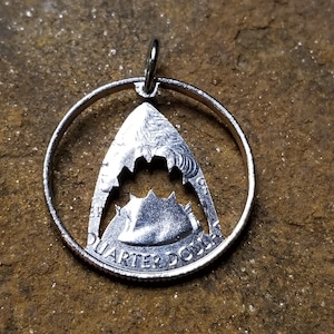 Jaws Pendant Jaws Necklace Shark Pendant Shark Necklace Great White ...