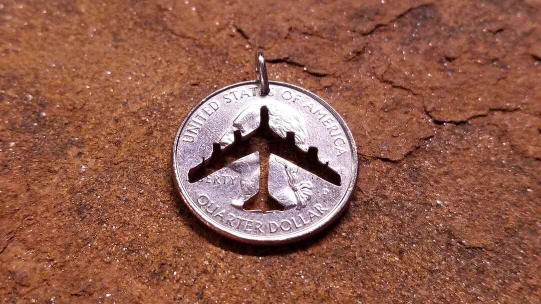 B-52 Bomber Pendant B-52 Bomber Necklace BUFF Pendant BUFF Necklace Air ...