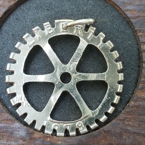Gear Pendant Gear Necklace Gear Head Pendant Gear Head Necklace ...