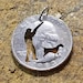 Hunting Pendant Hunter Pendant Hunting Necklace Hunter Necklace Hunting ...