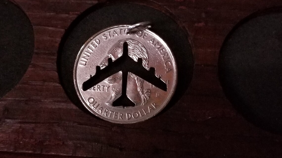 B-52 Bomber Pendant B-52 Bomber Necklace BUFF Pendant BUFF Necklace Air ...
