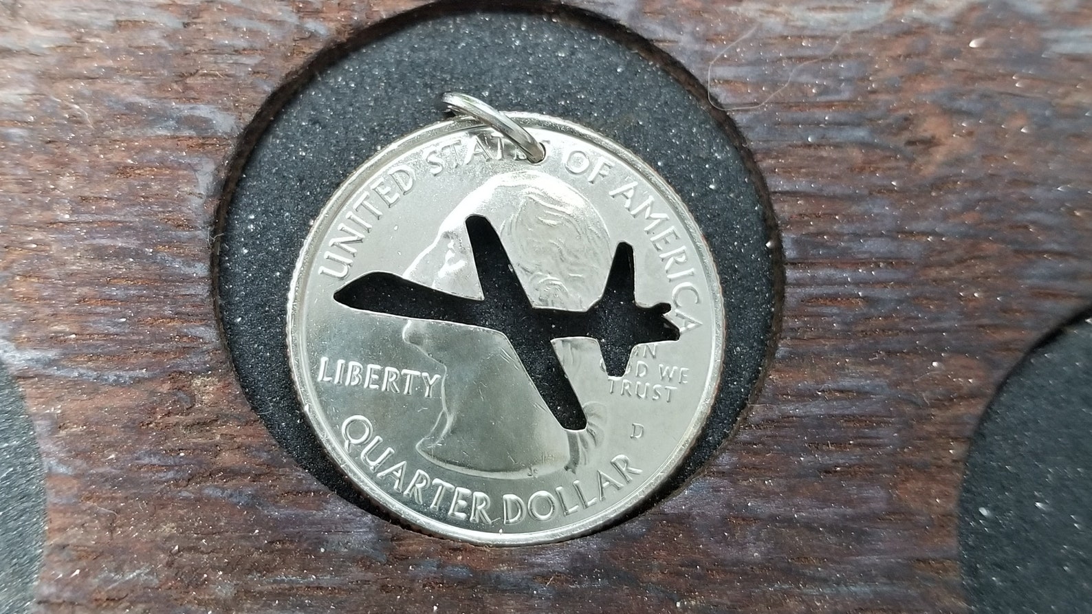 Hand-cut MQ-9 Reaper Drone Coin Necklace - Iconic Air Force UAV Jewelry ...