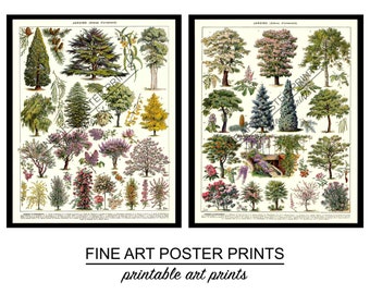 Tree Wall Art Digital Download Painting Style Abstract - Etsy