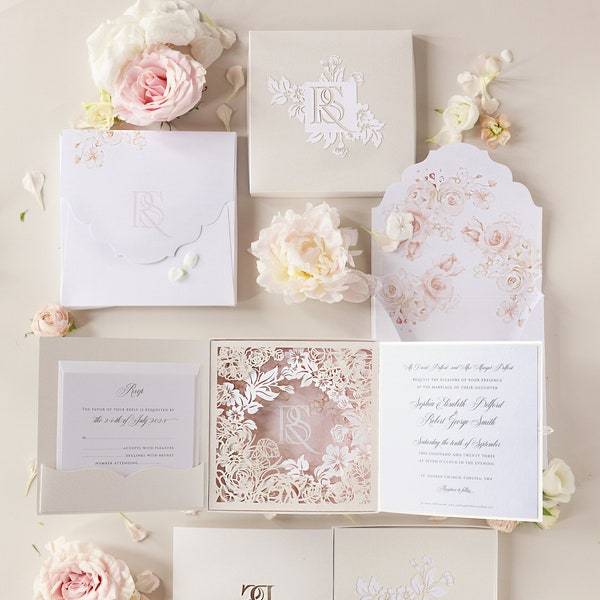 Wedding Invites 3d - Etsy