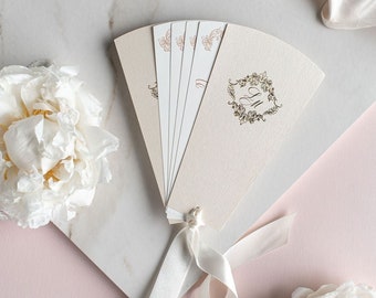 Fan Shaped Menu - Etsy