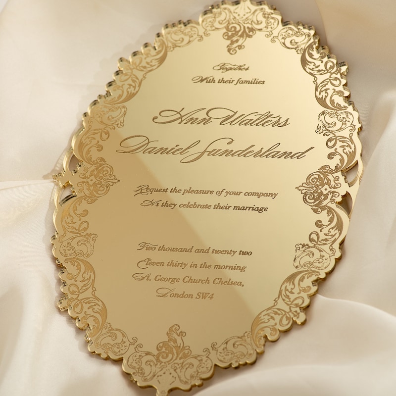 Mirror Invitation - Etsy