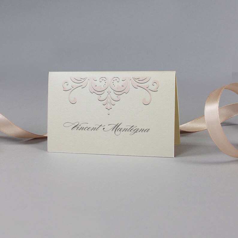 Champagne Luxury Pocket Envelope Laser Cut Wedding Invitation | Etsy UK
