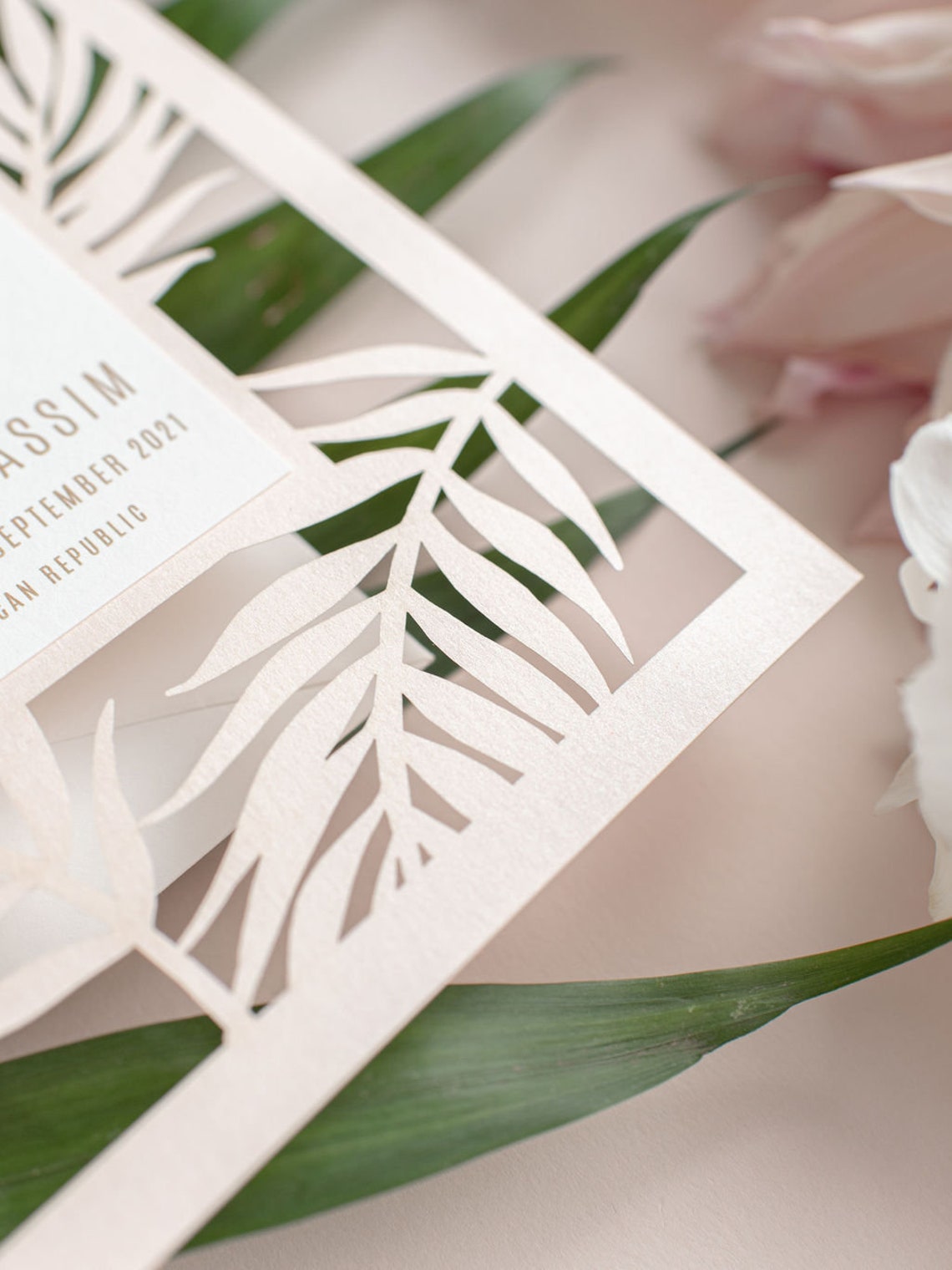 Save the Date Destination Wedding Card Tropics, Summer Wedding ...