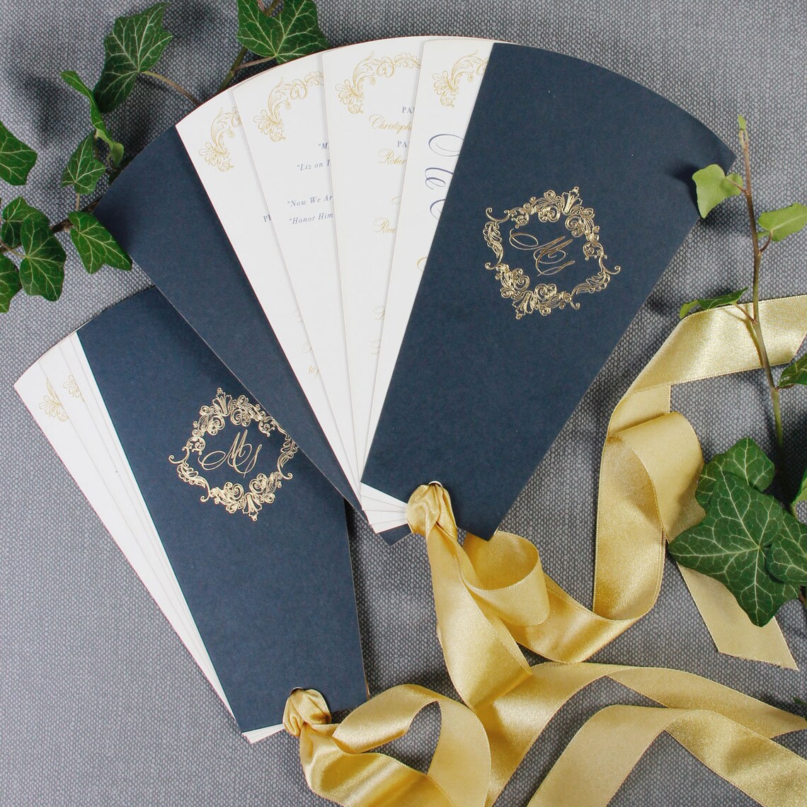 Wedding Program Fans Petal Fan Programs Fan Programs Order | Etsy