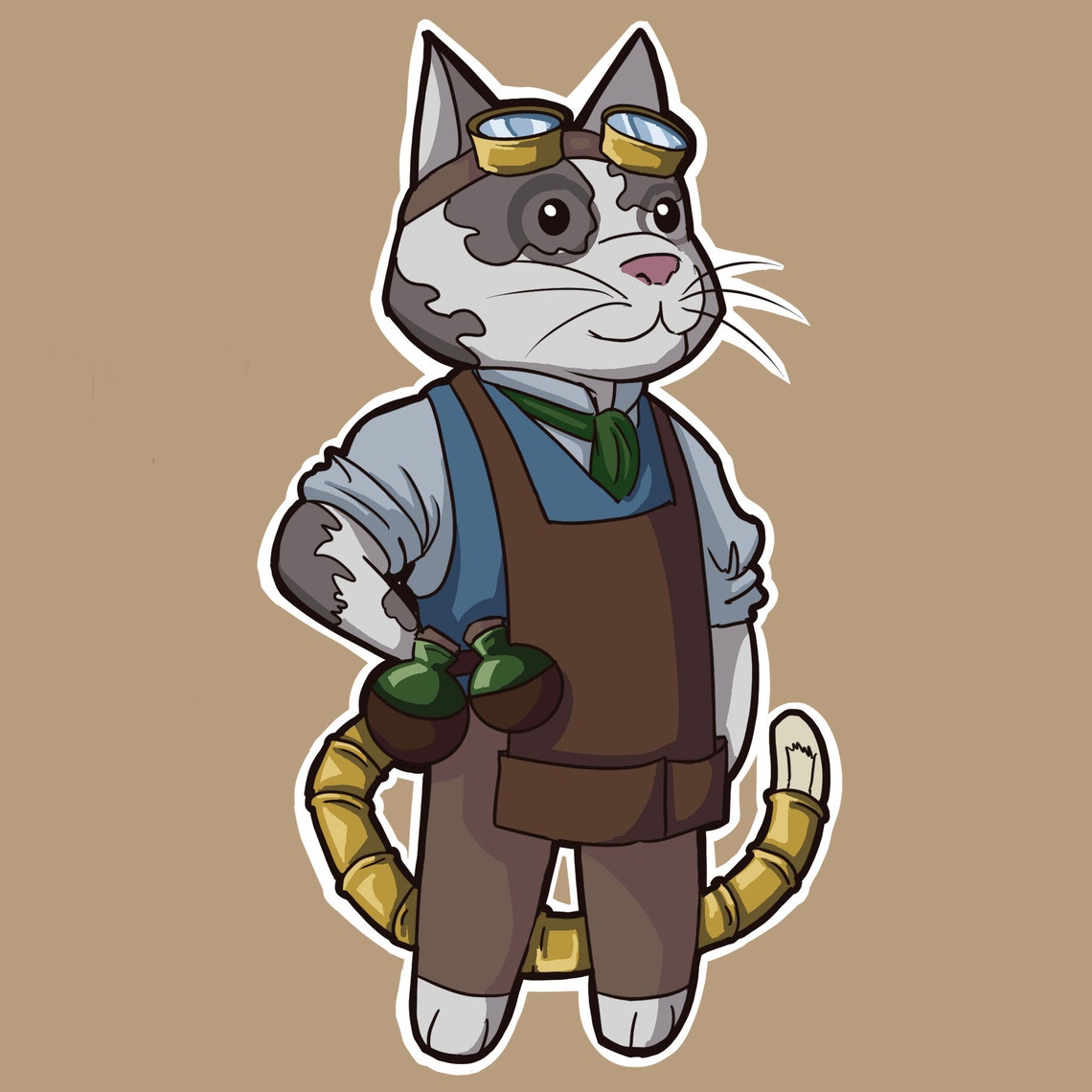 Dungeons and Dragons Cats Printable Sticker Set of 12 Png - Etsy