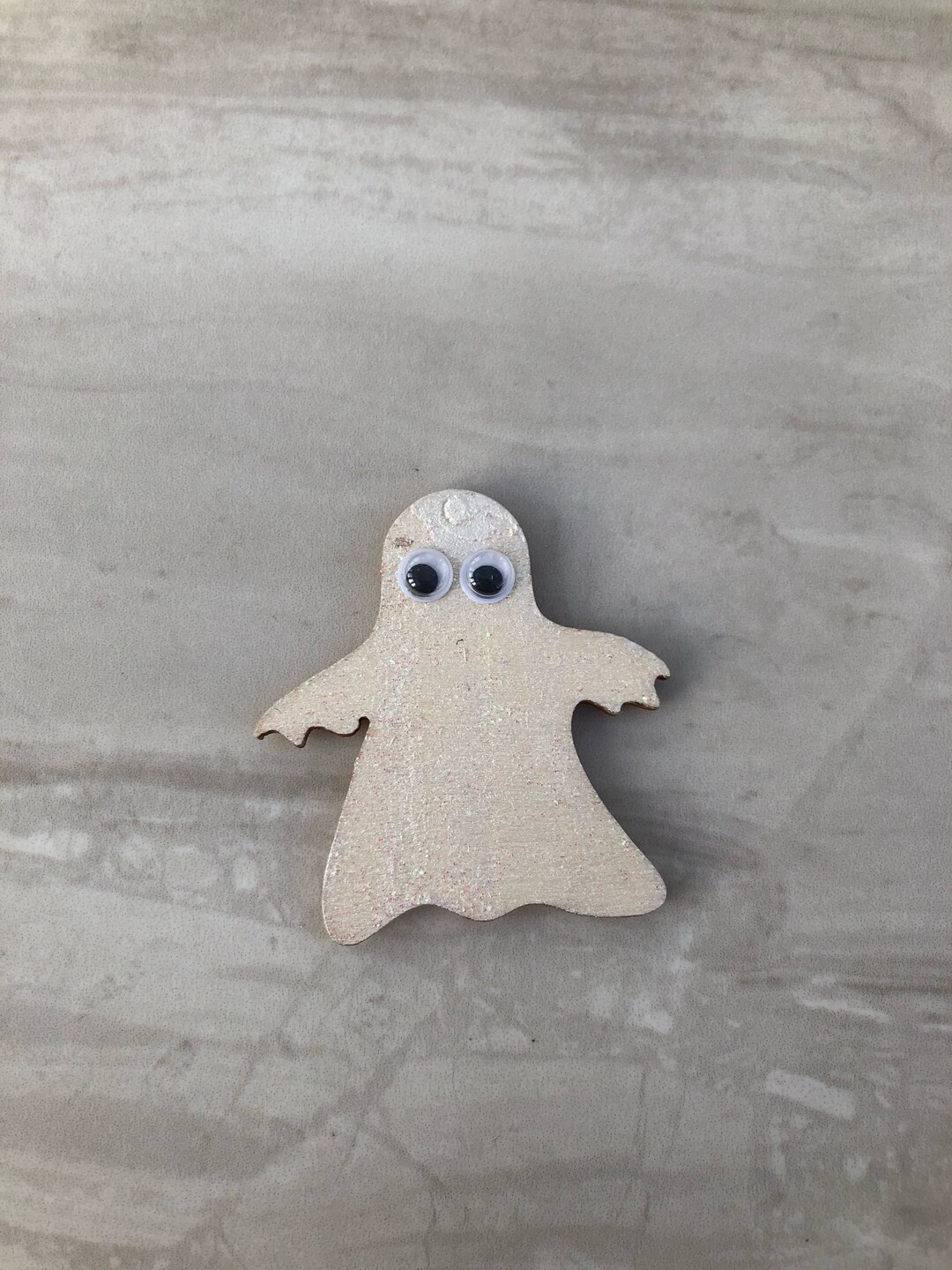Googly Ghost Fridge Magnet Wooden Magnet Halloween Magnet - Etsy UK