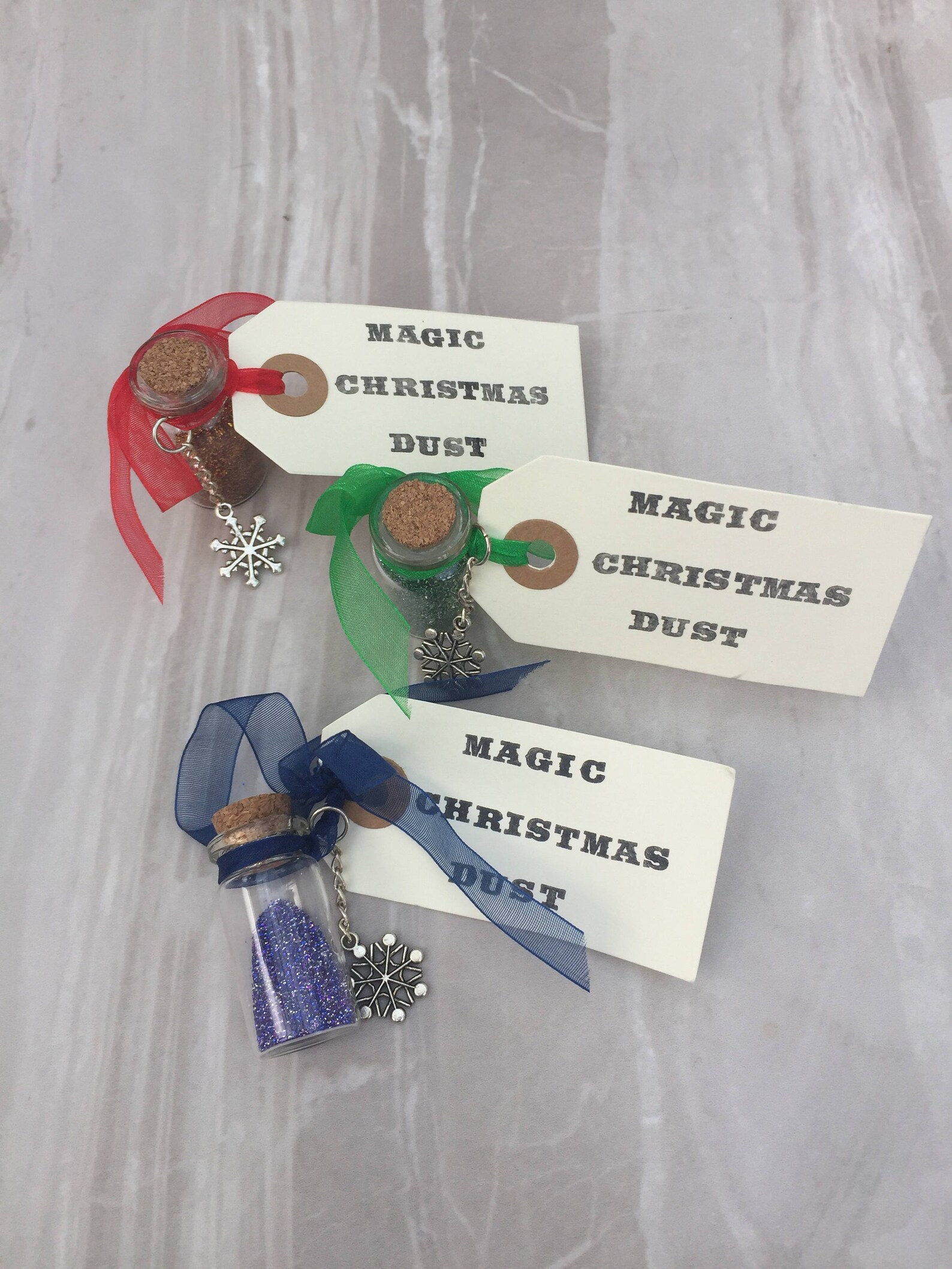 Bottle of magic Christmas dust perfect for a Christmas Eve | Etsy