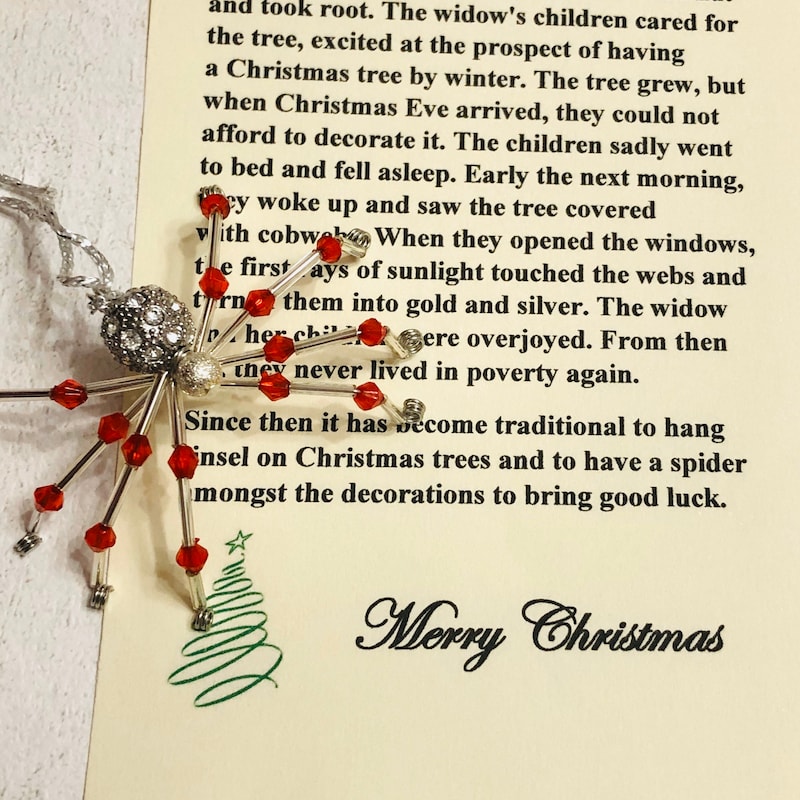 Spider Sparkly Web - Etsy UK