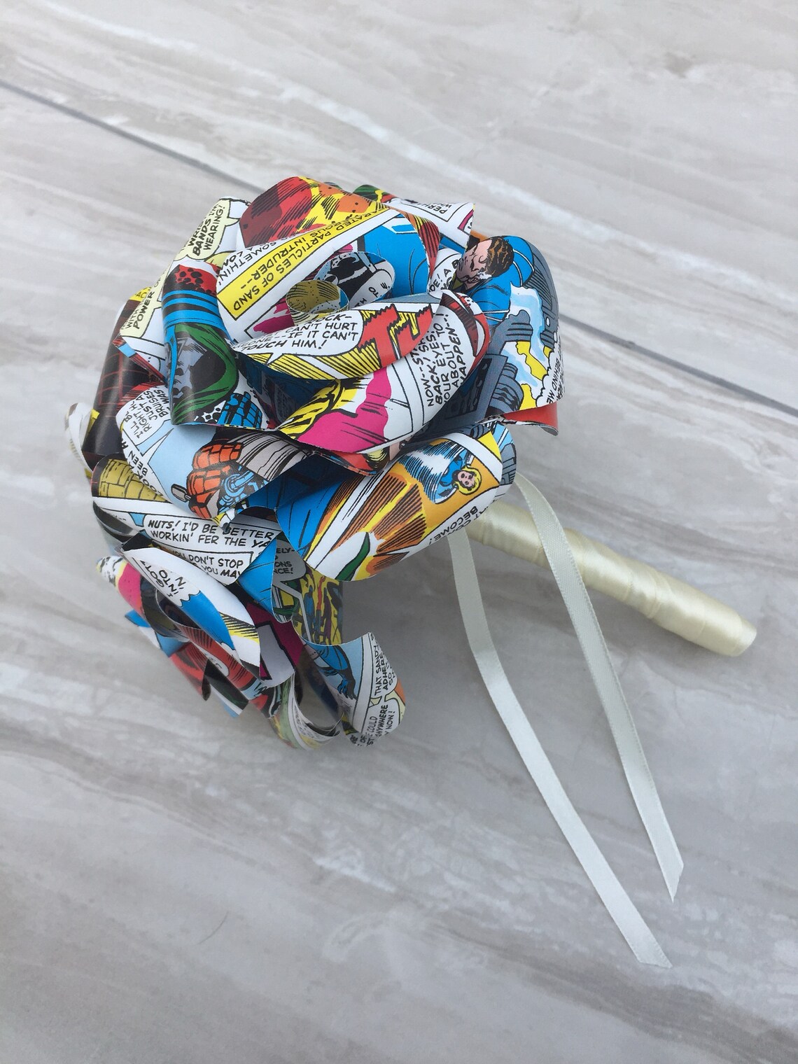 Comic Book Wedding Flower Package Superhero Flower Bouquet - Etsy