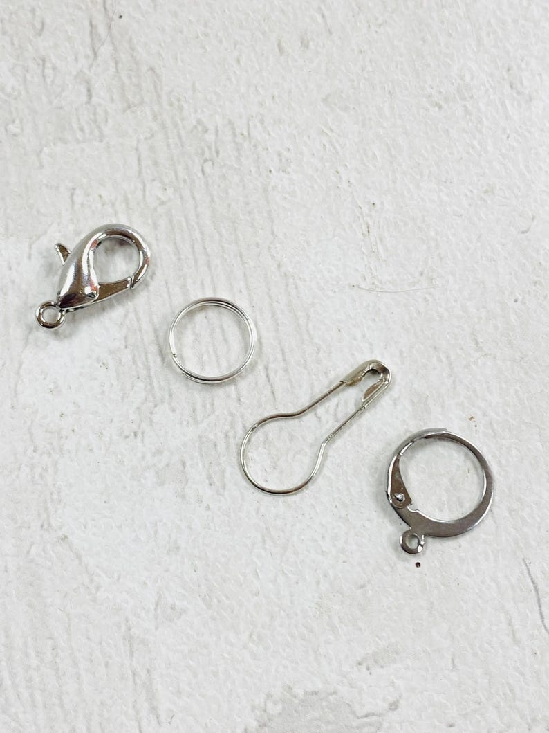 Lightweight Wooden Teardrop Stitch Markers, Progress Markers / Keepers ...