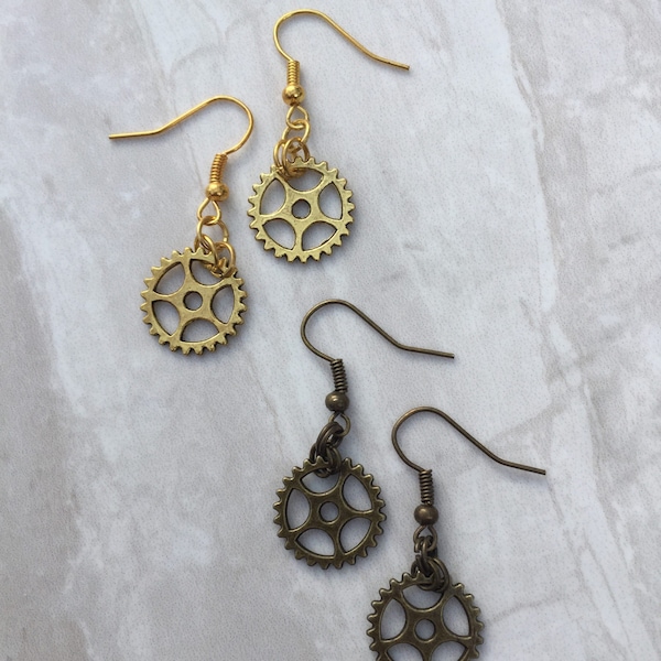 Steampunk Earrings - Etsy