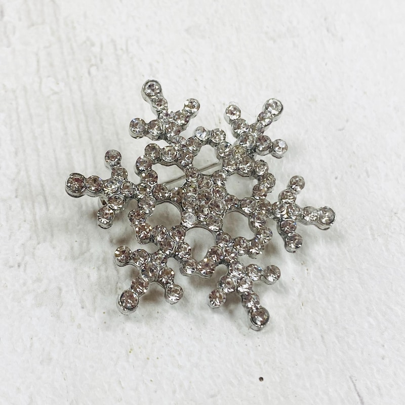 Snowflake Brooch Pin - Etsy