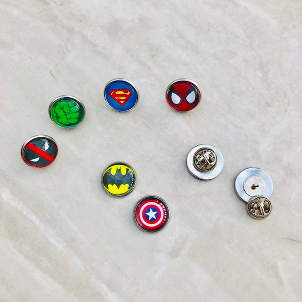 Superhero Button - Etsy