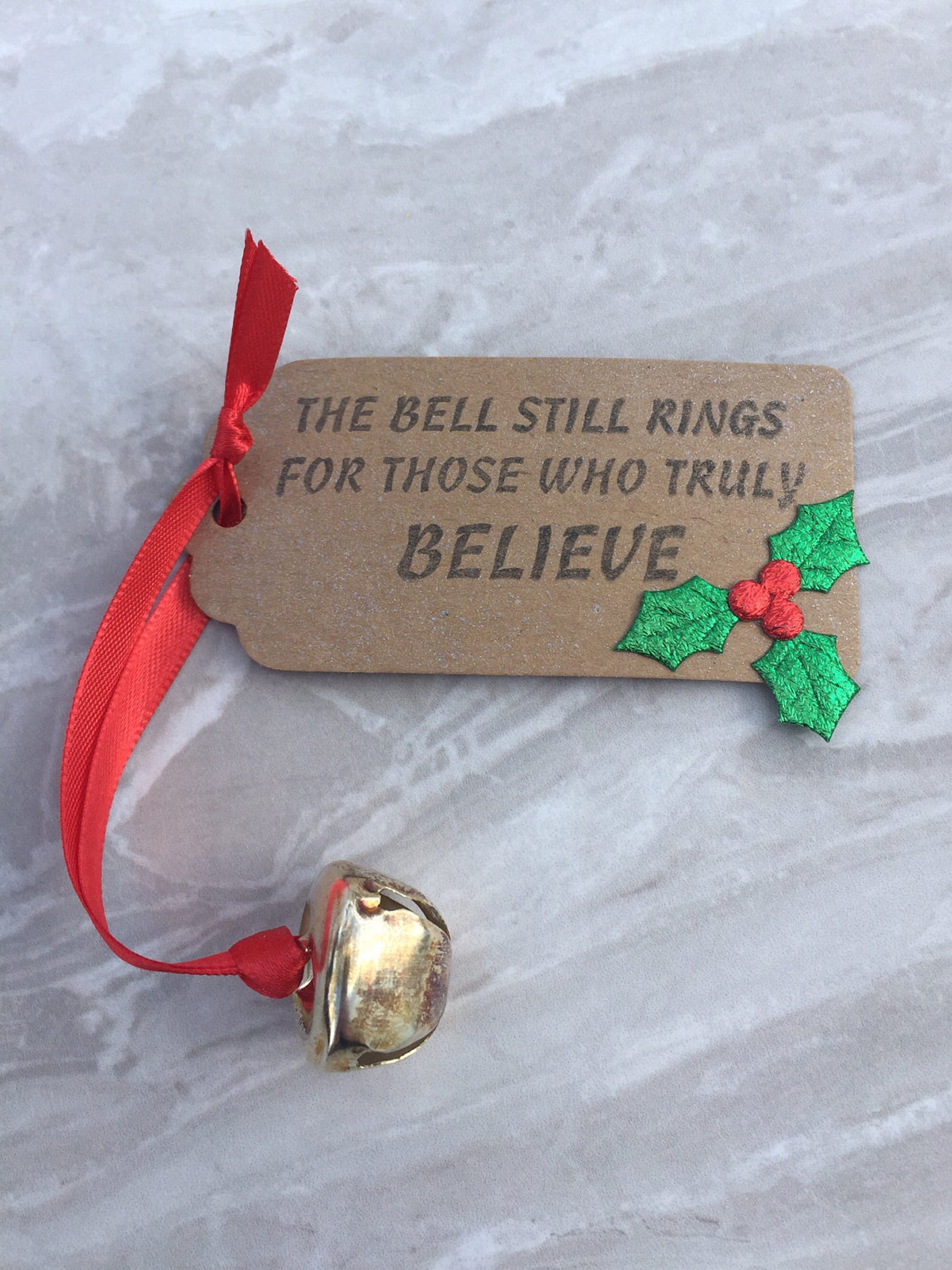 Christmas 'believe' Bell Ideal for a Christmas Eve - Etsy UK