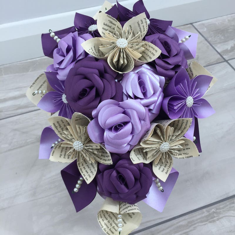 Paper Flower Bouquet - Etsy