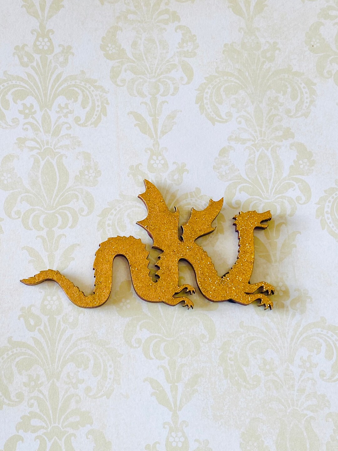 Gold Dragon Fridge Magnet Wooden Magnet Halloween Magnet - Etsy