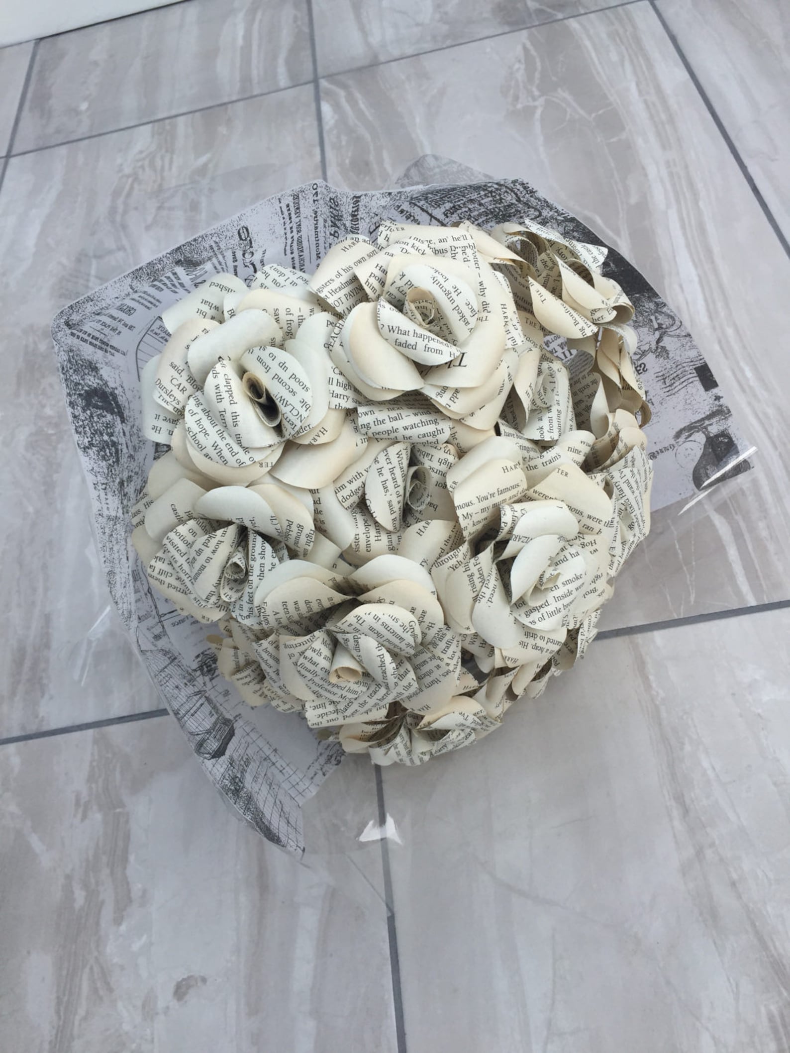 Book Page Paper Rose Paper Roses Gift for Her Everlasting - Etsy UK