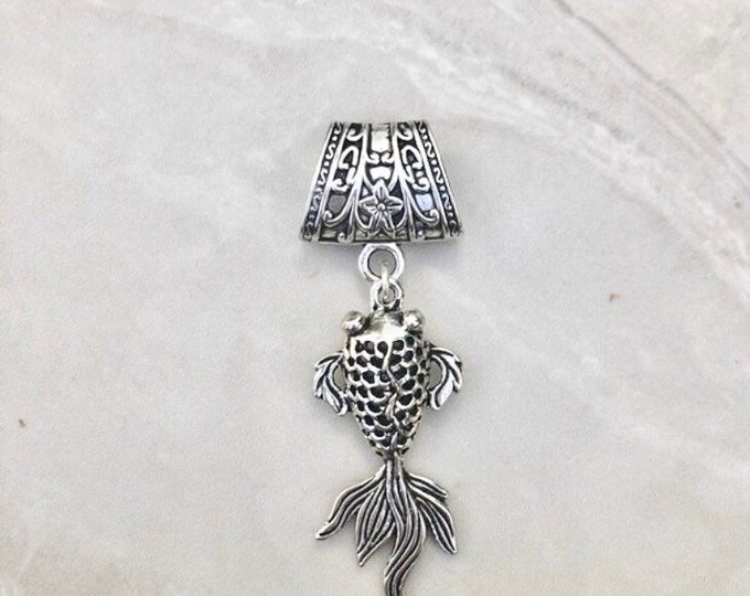 Scarf Jewelry, Scarf Necklace, Scarf Slide, Trendy Scarf, Scarf Pendant ...