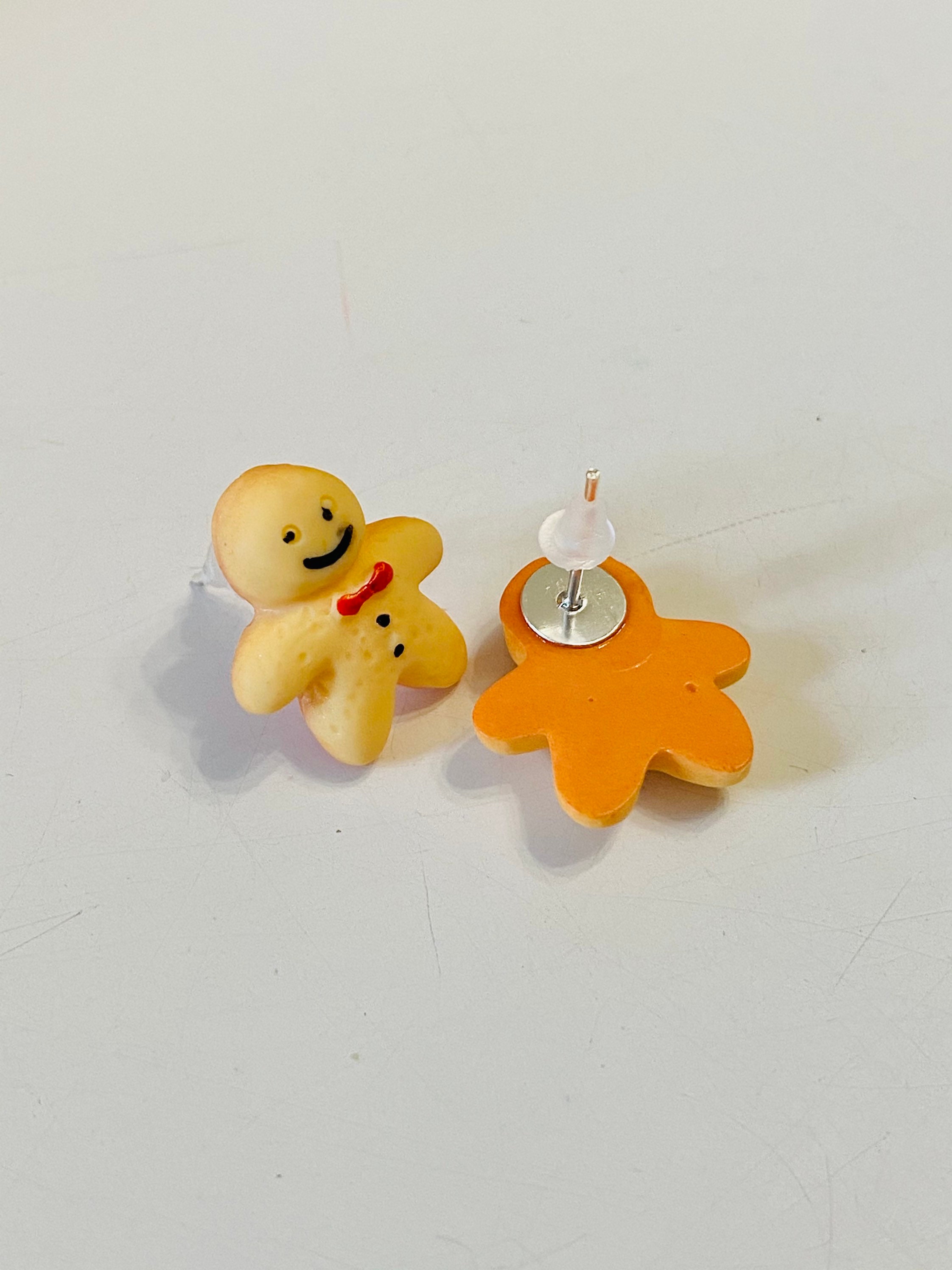 Gingerbread Man Drop / Dangle Earrings Novelty Christmas - Etsy UK