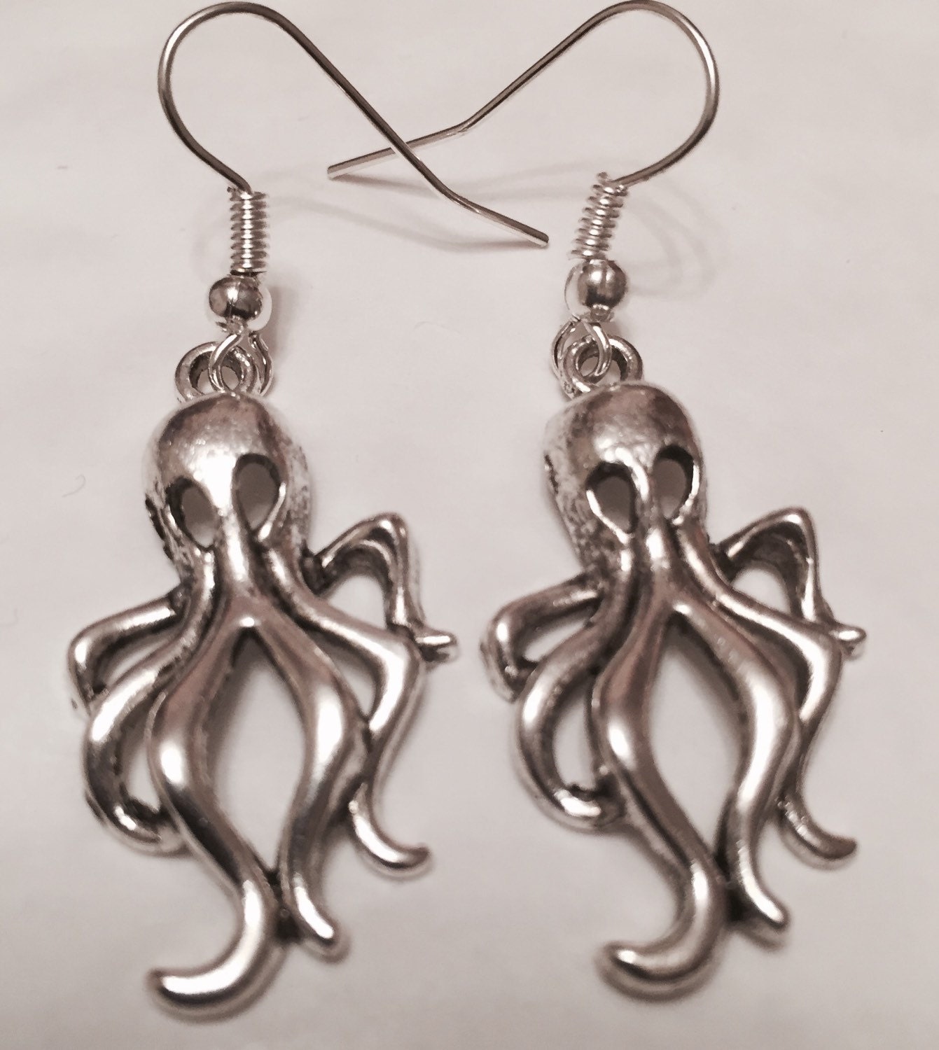 Octopus Earrings, Steampunk Earrings, Octopus, Nautical Earrings ...