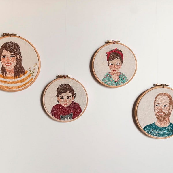 Embroidered Family Tree - Etsy