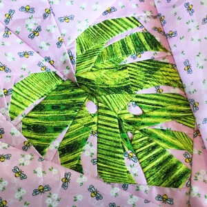 Foundation Paper Pieced, Cheese Plant, Quilt Block, Monstera Leaf, Palm ...