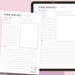 PDF Printable Sewing Worksheet, Project Worksheet, Project Tracker ...