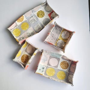 Tidy Tray Set PDF Sewing Pattern, Craft Room Storage, Fabric Trays ...