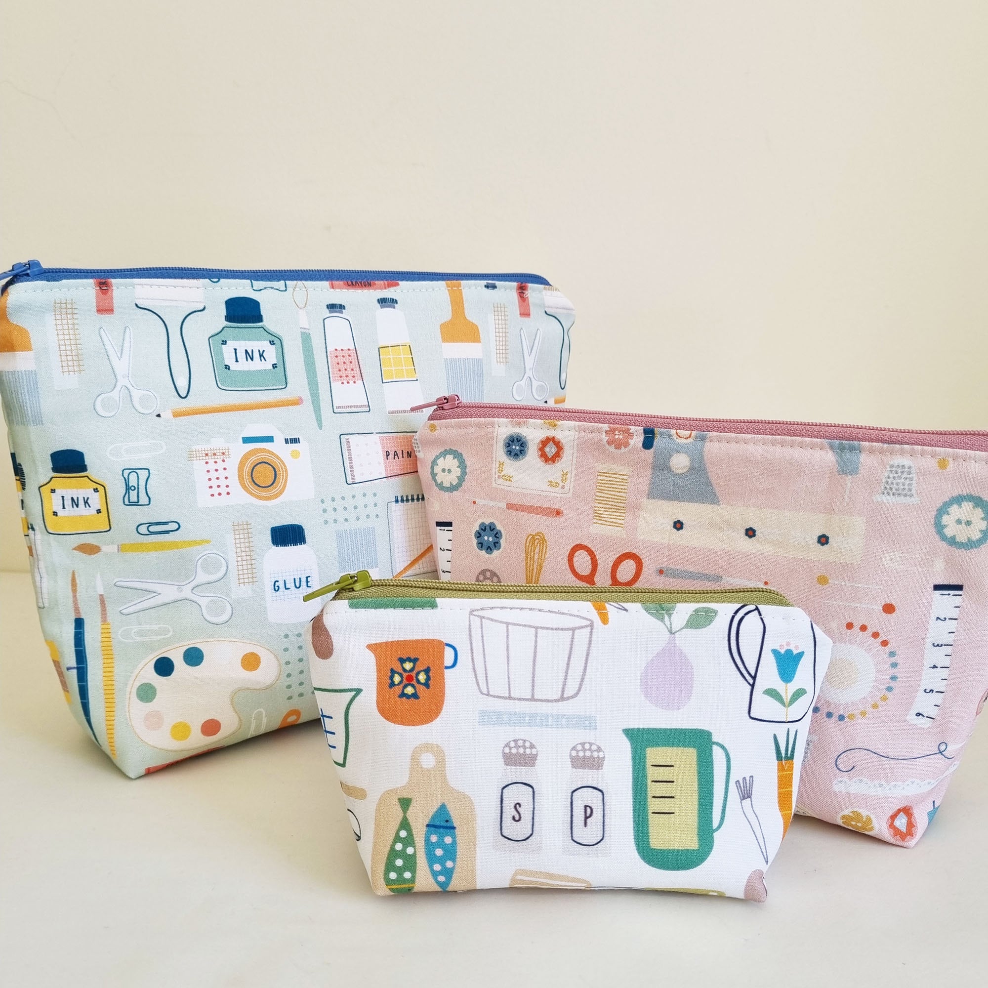 Easy Pouch PDF Sewing Pattern Beginner Pouch Sewing Pattern - Etsy