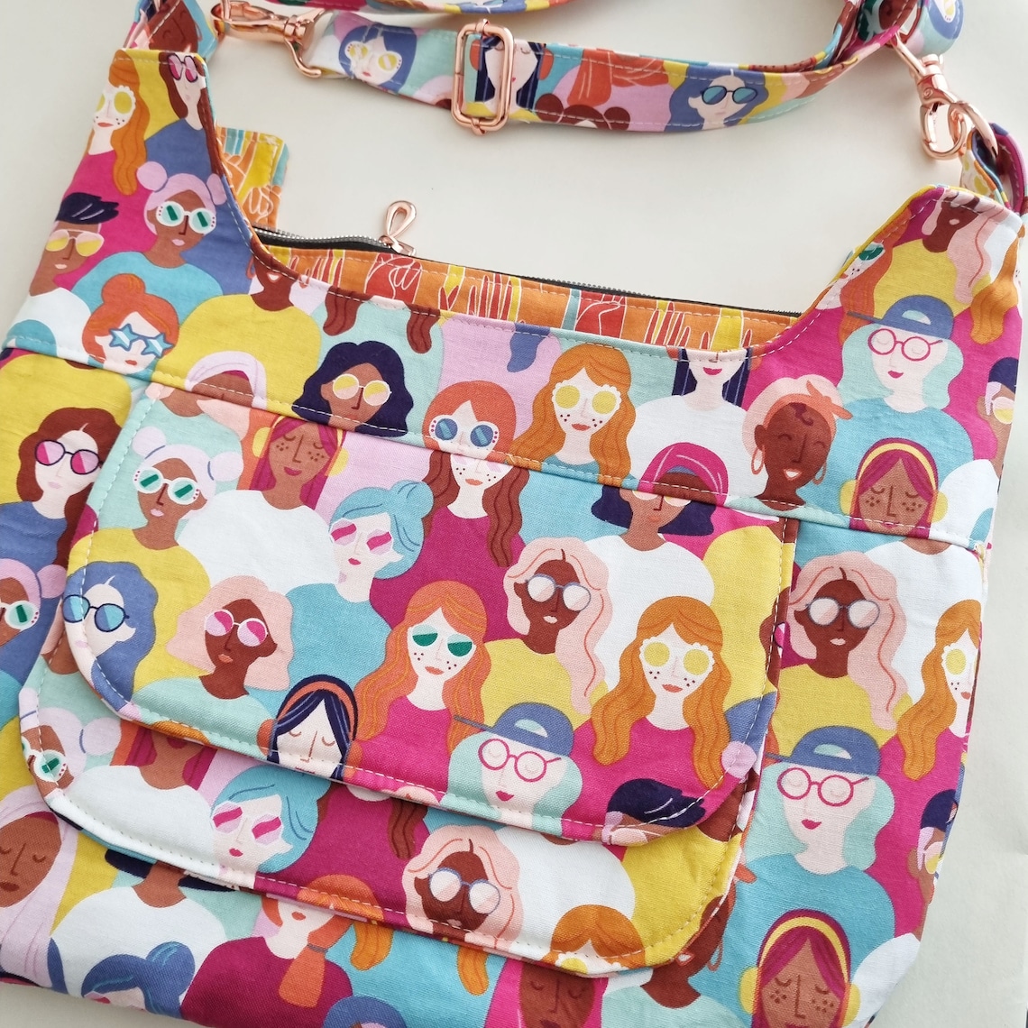 Cross Body Bag PDF Sewing Pattern Ellie Bag Shoulder Bag - Etsy