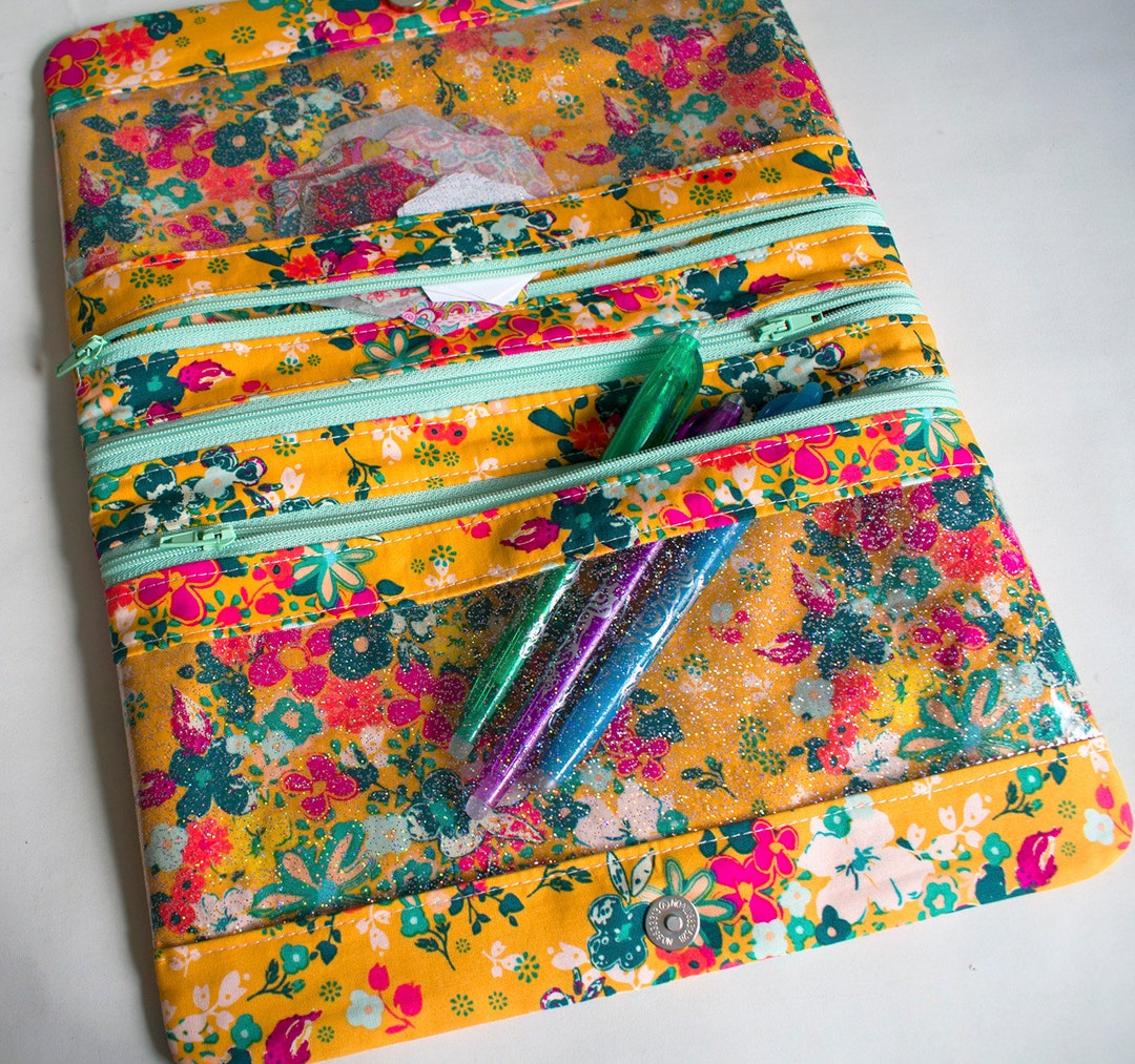 PDF Sewing Pattern, Natalie Pouch, SVG and Video, Vinyl Pouch, Sewing ...