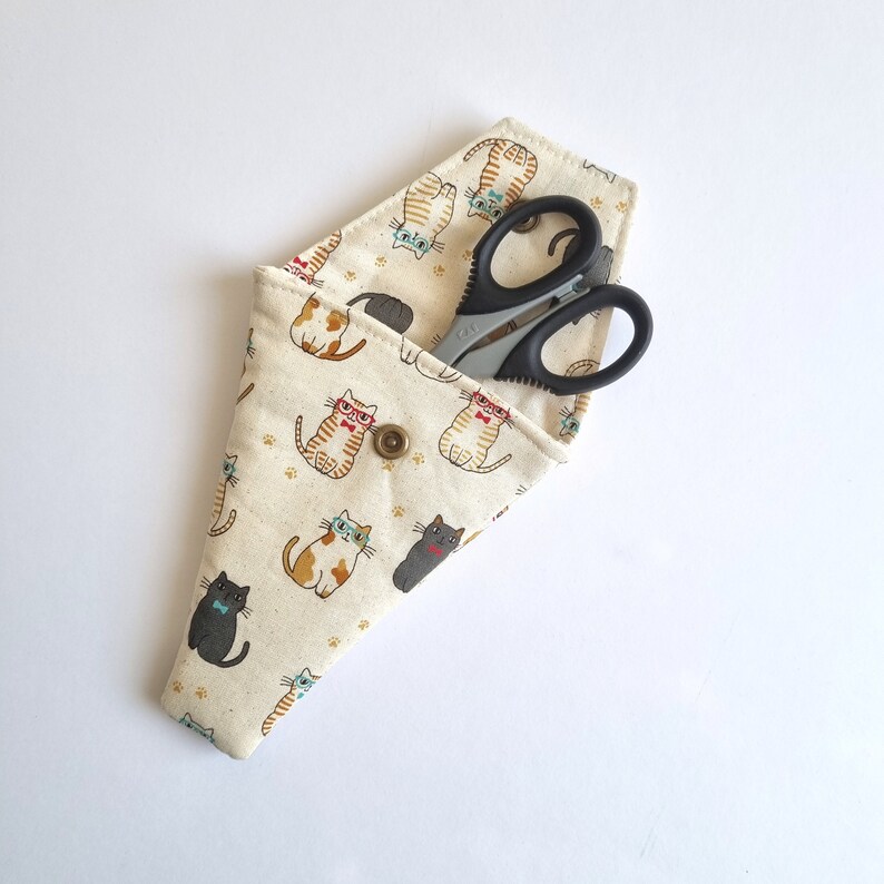 Scissor Case PDF Sewing Pattern, Snap Closure, No Zipper Required, Easy ...