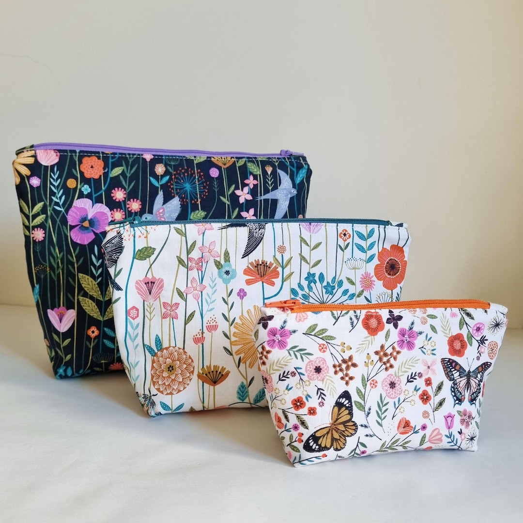 Squared Pouch PDF Sewing Pattern, 3 Sizes, Beginner Friendly (digital ...