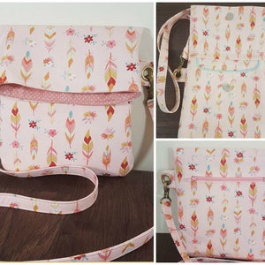 Lily Fold Over Bag, Crossbody Bag PDF Sewing Pattern Bag Sewing Pattern ...