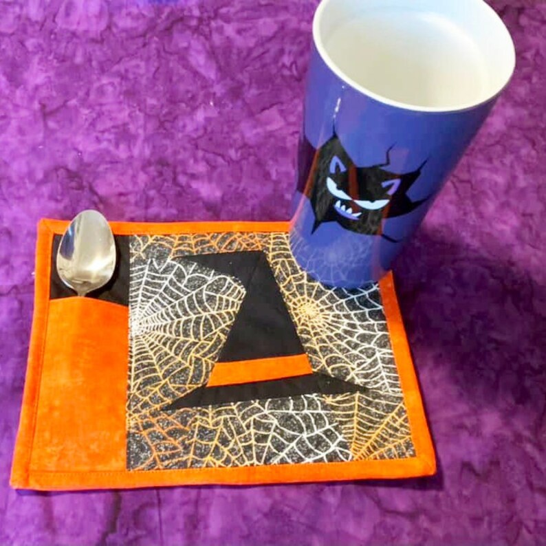 Foundation Paper Piecing Quilt Block Witch Hat FPP Block - Etsy