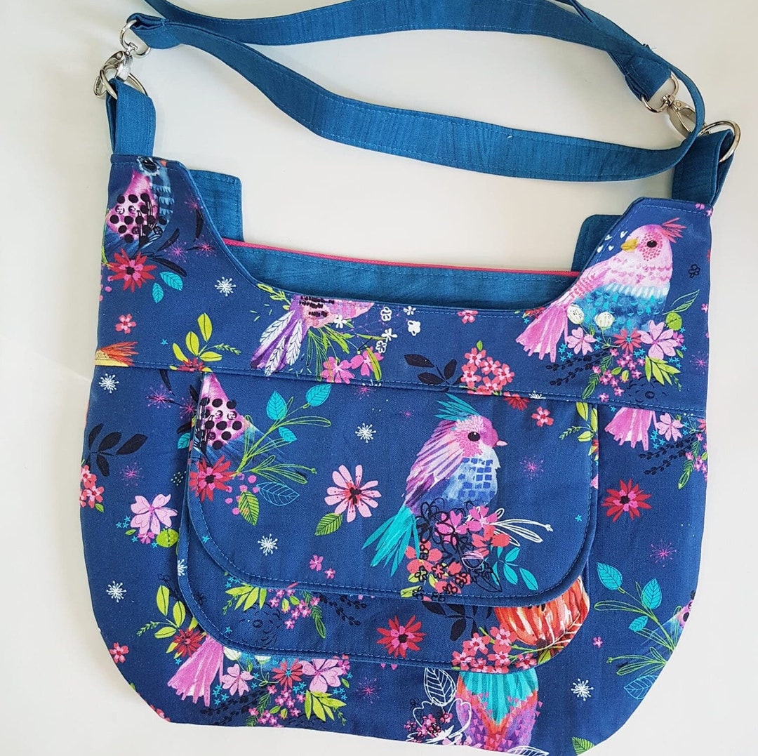 Cross Body Bag PDF Sewing Pattern, Ellie Bag, Shoulder Bag, Everyday ...
