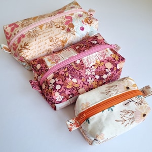 Easy Boxy Pouch PDF Sewing Pattern, Cute Beginner Pouch Sewing Pattern ...