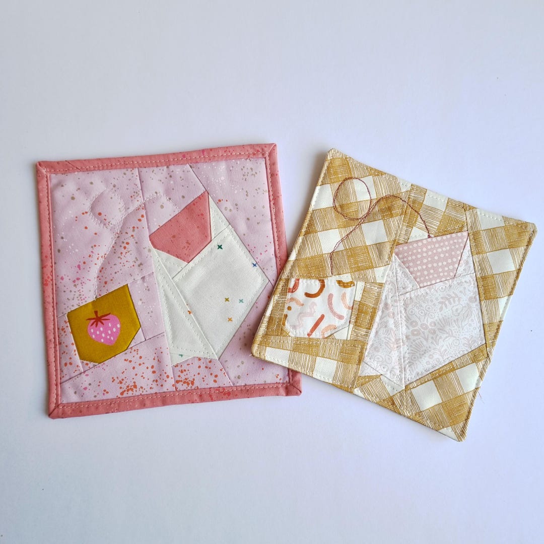 Mug Rug Sewing Pattern Bundle: Beginner Mini Quilt (PDF Pattern) - Etsy